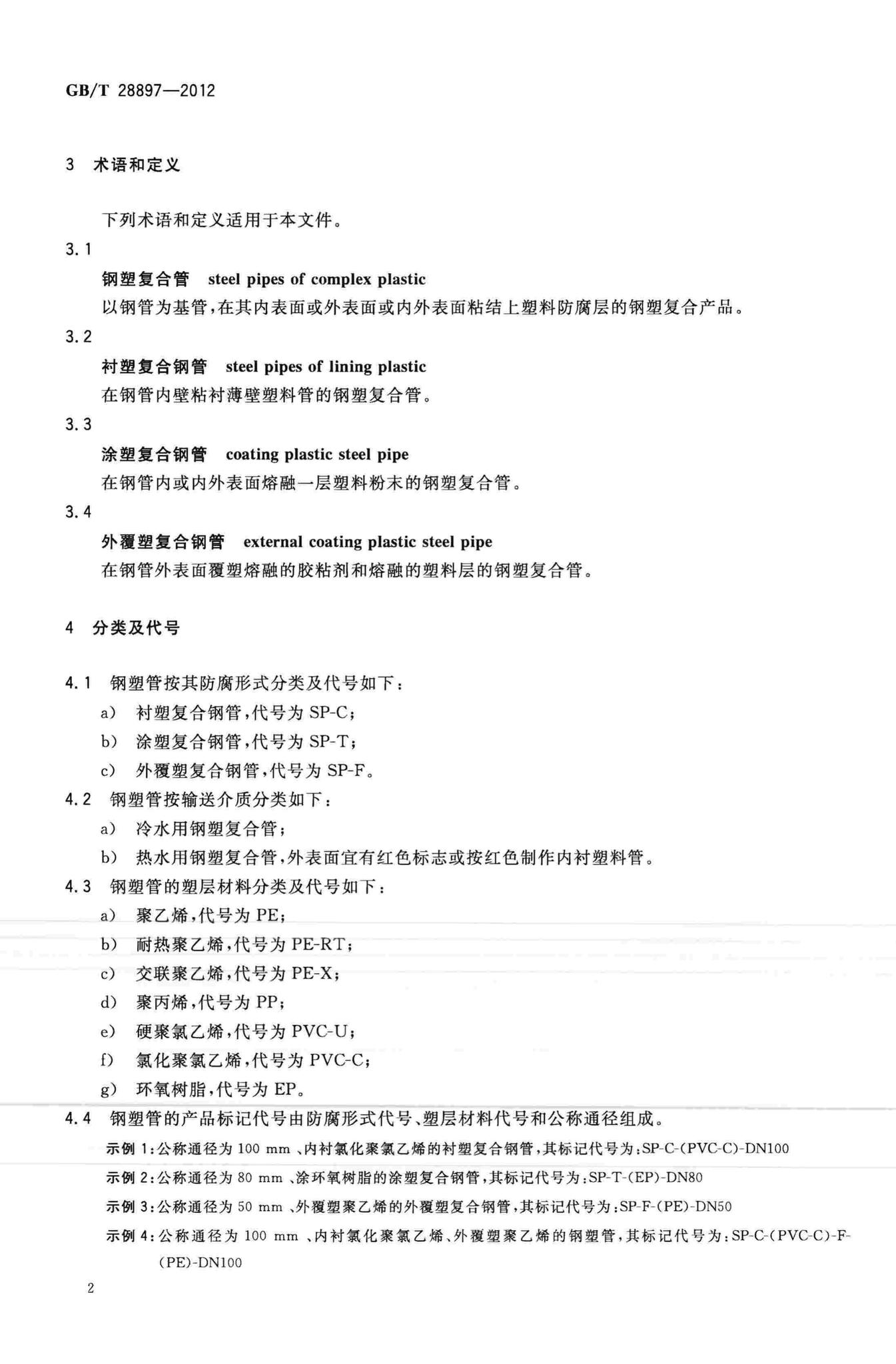 阅读-GB/T28897-2012：钢塑复合管